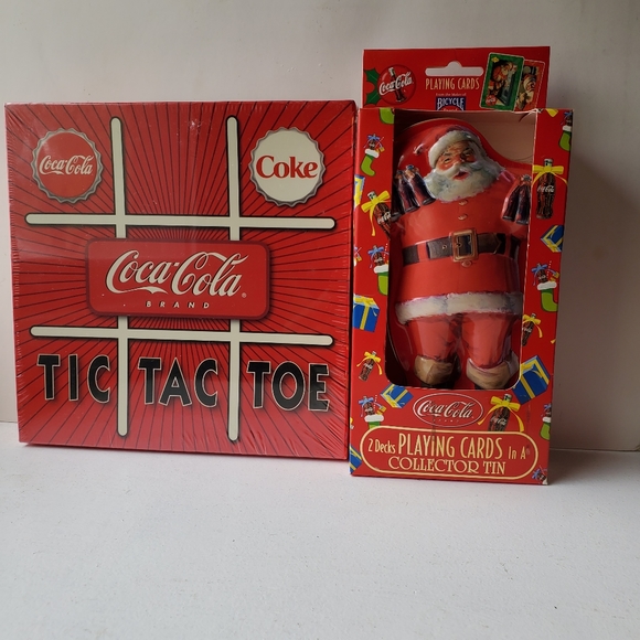 Coca Cola | Toys | Vintage Coca Cola Santa Playing Cards Collector ...
